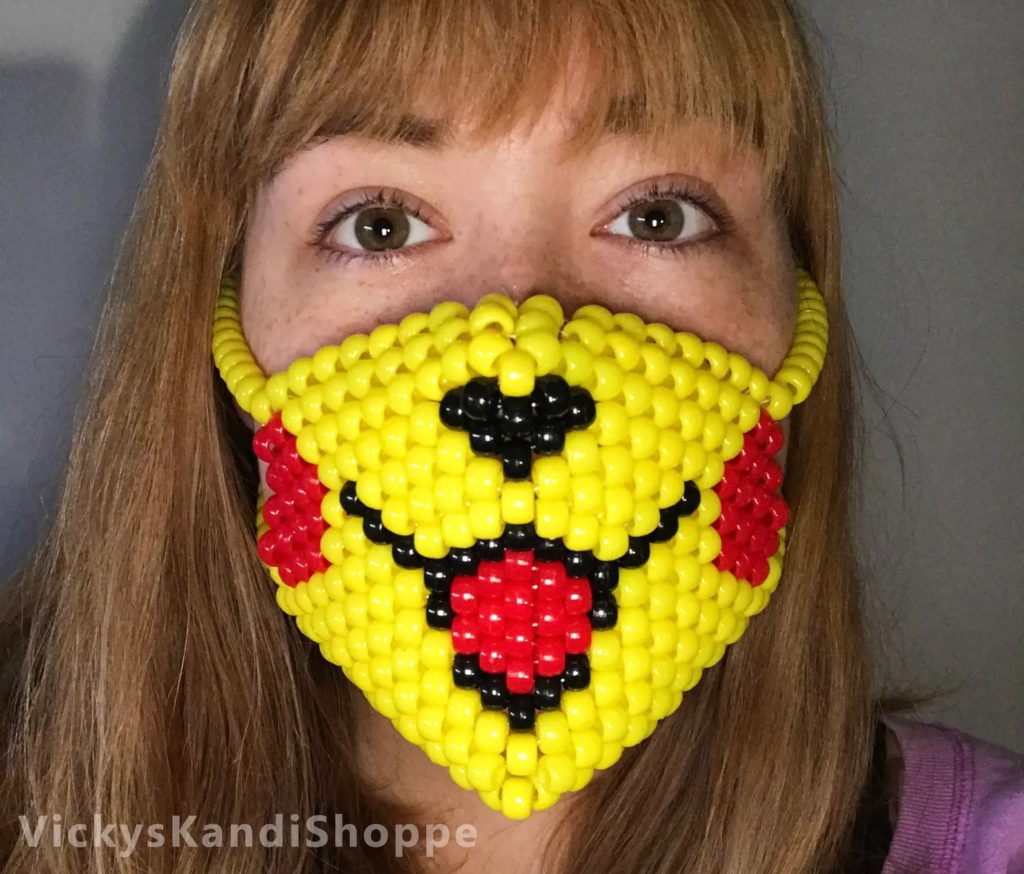Pikachu Pokemon Kandi Mask - Festival Inspo